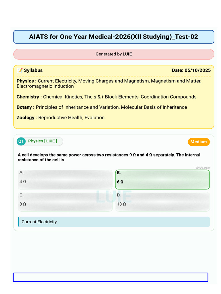 Aiats 2 Code A Viju Oym Ans | PDF | Electricity | Electrical Conductor