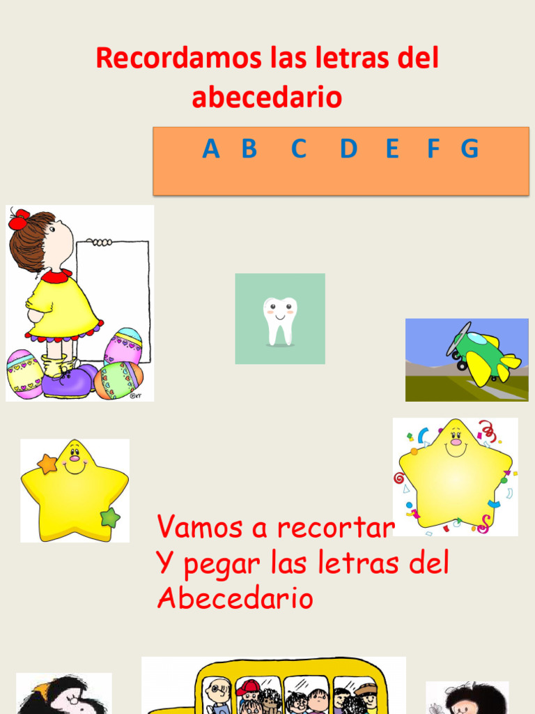 Recordamos Las Letras Del Abecedario | PDF