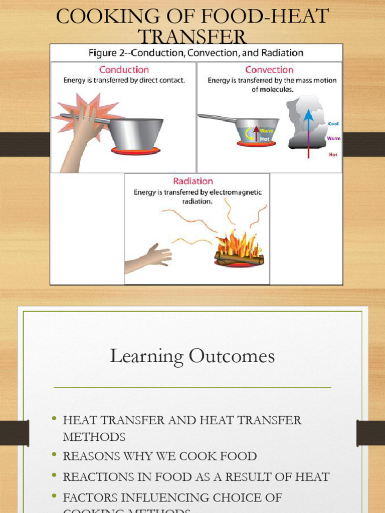 Heat Transfer Methods in Cooking | PDF | Cooking | Roasting