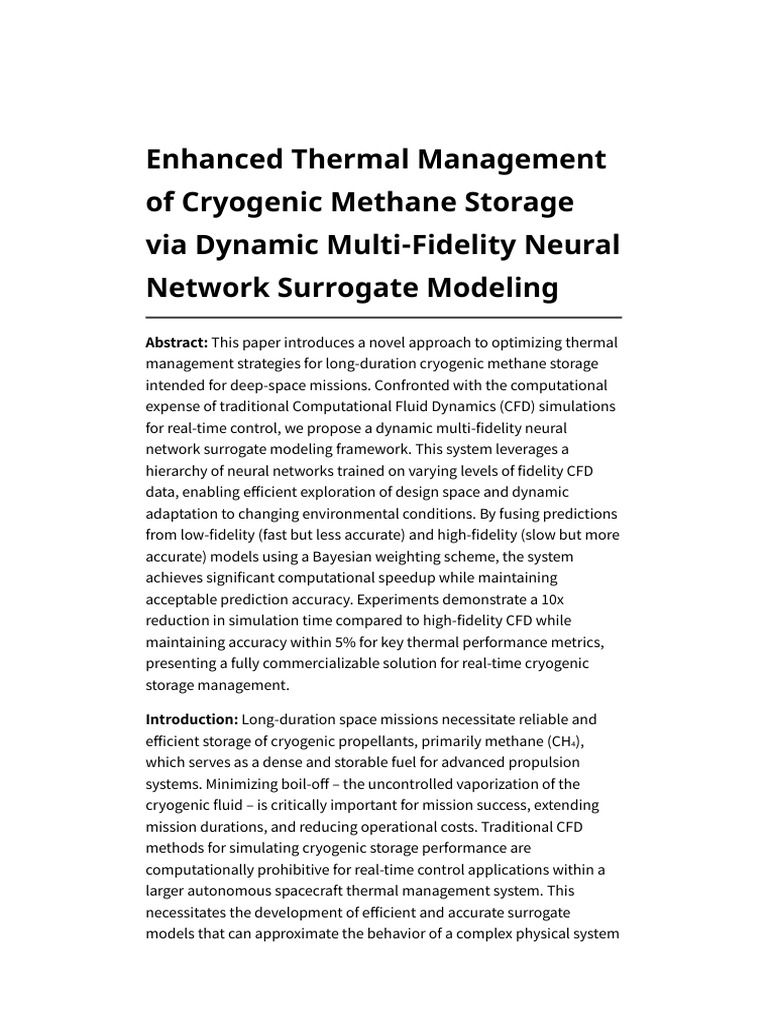 Enhanced Thermal Management of Cryogenic Methane Storage Via Dynamic ...