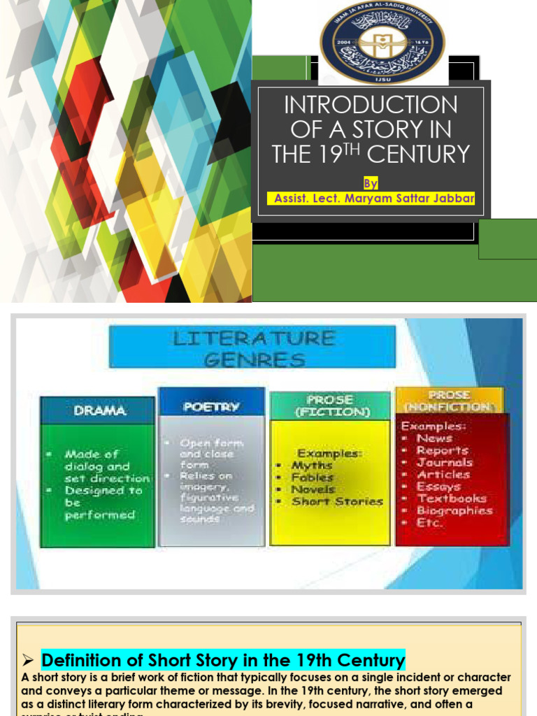 19th Century Short Story Evolution | PDF | Short Stories | Narrative