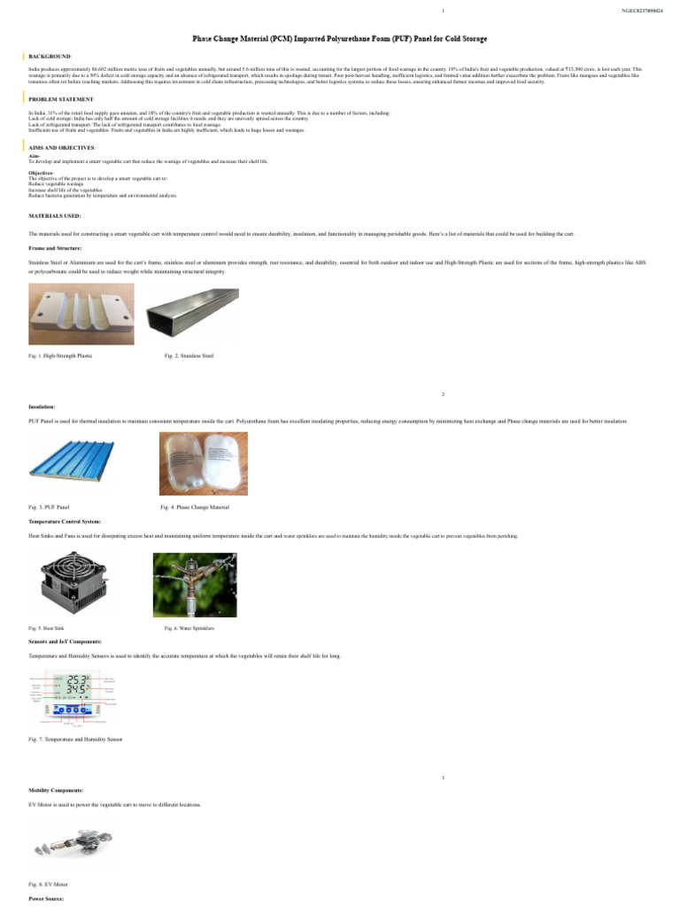 PJMT Design Challenge Report | PDF | Refrigeration | Thermal Insulation