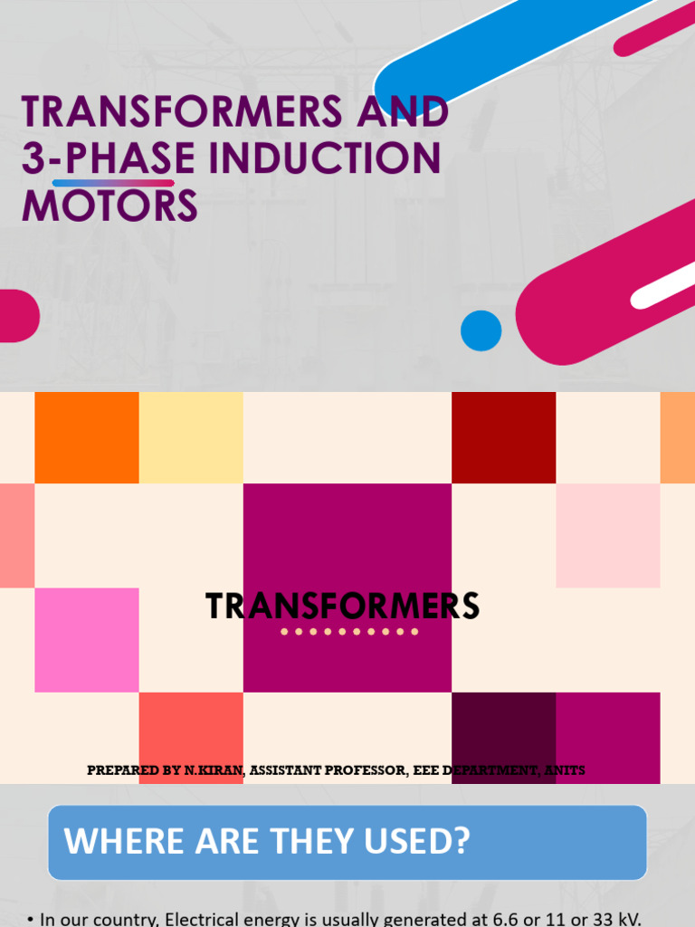 Transformers and Induction Motors Overview | PDF | Transformer ...