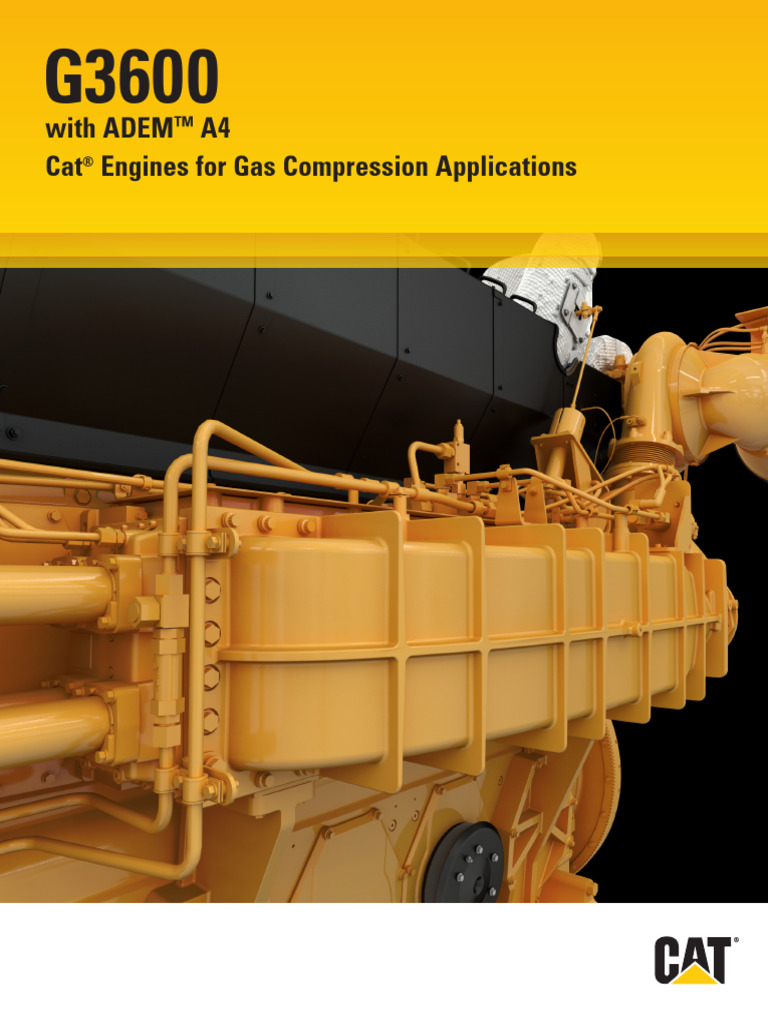 G3600 Cat Engine Overview for Gas Compression | PDF | Engines ...