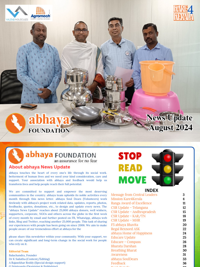 Abhaya News Update - August 2024 | PDF