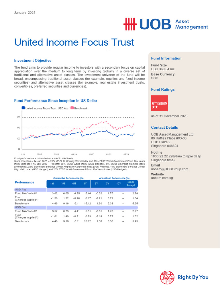 US Dollar Income Feeder Fund Target Fund Fact Sheet | PDF | Investing ...