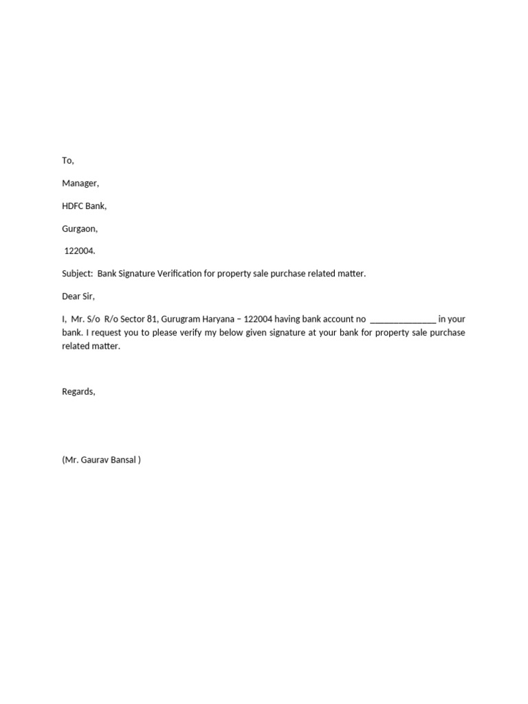 Bank Signature Verfication | PDF