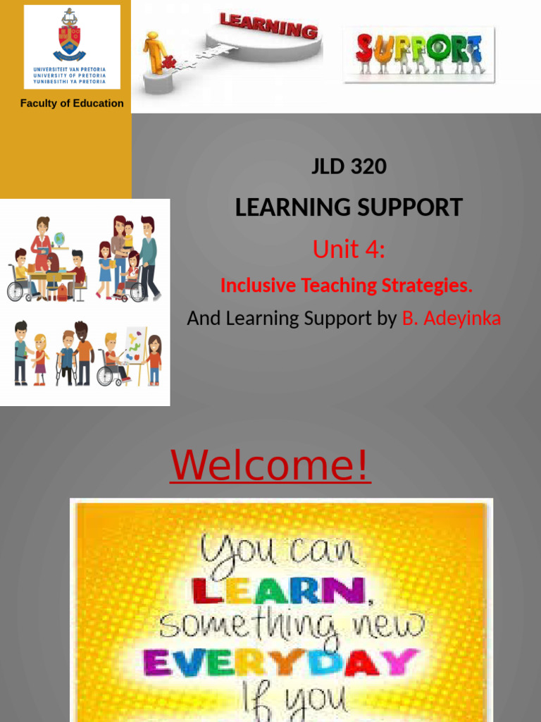 JLD 320 Week 5 - Unit 4 (Self Study) | PDF | Learning | Differentiated ...