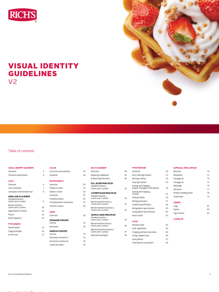 Rich's Visual Identity Guidelines V2 | PDF | Adobe Photoshop | Typefaces