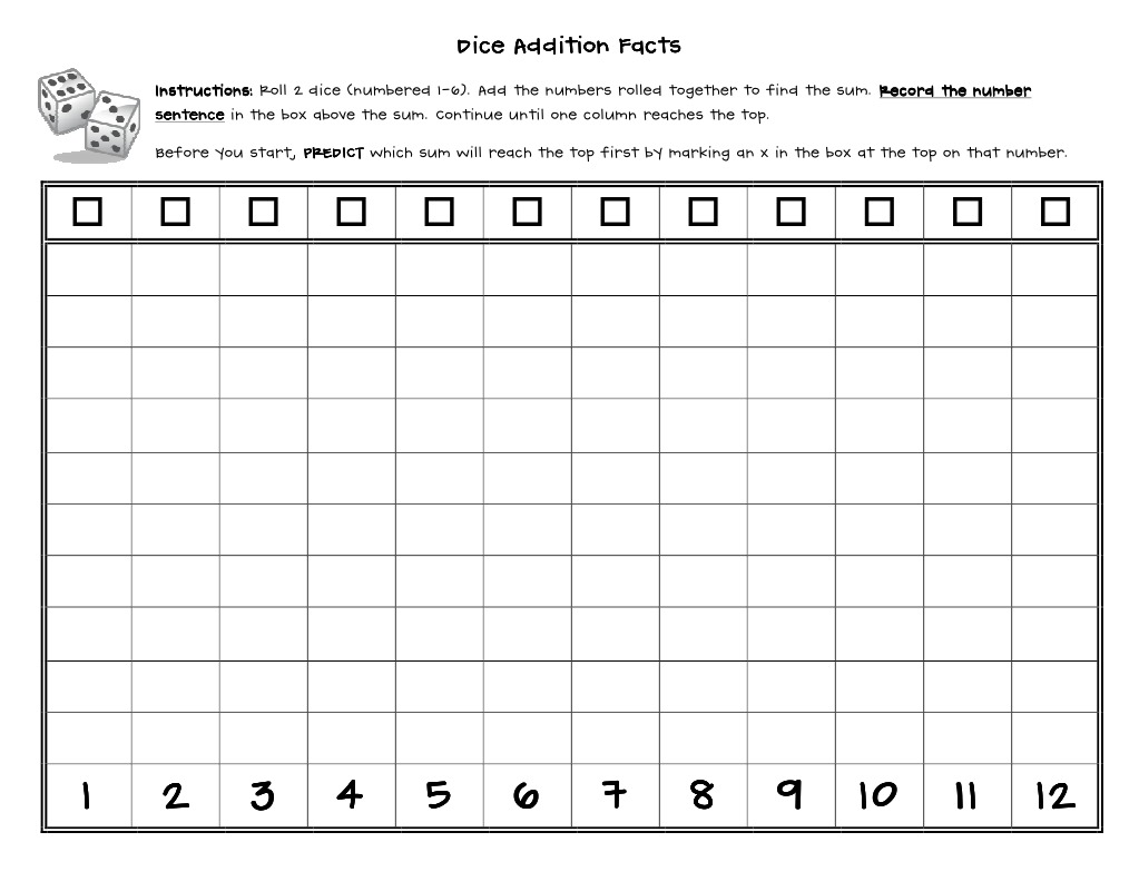 Dice Addition Game Instructions | PDF