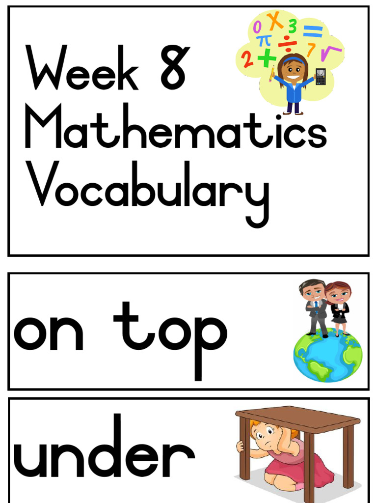 Week 8 Vocabulary | PDF