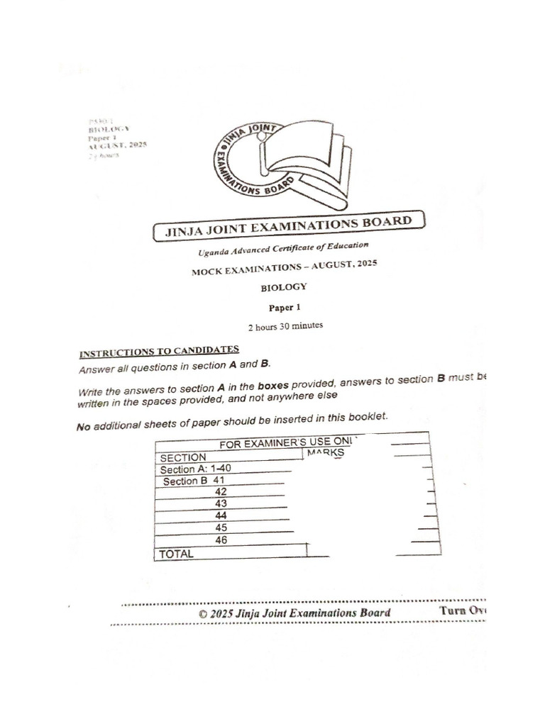 Jjeb Bio I 2025 | PDF