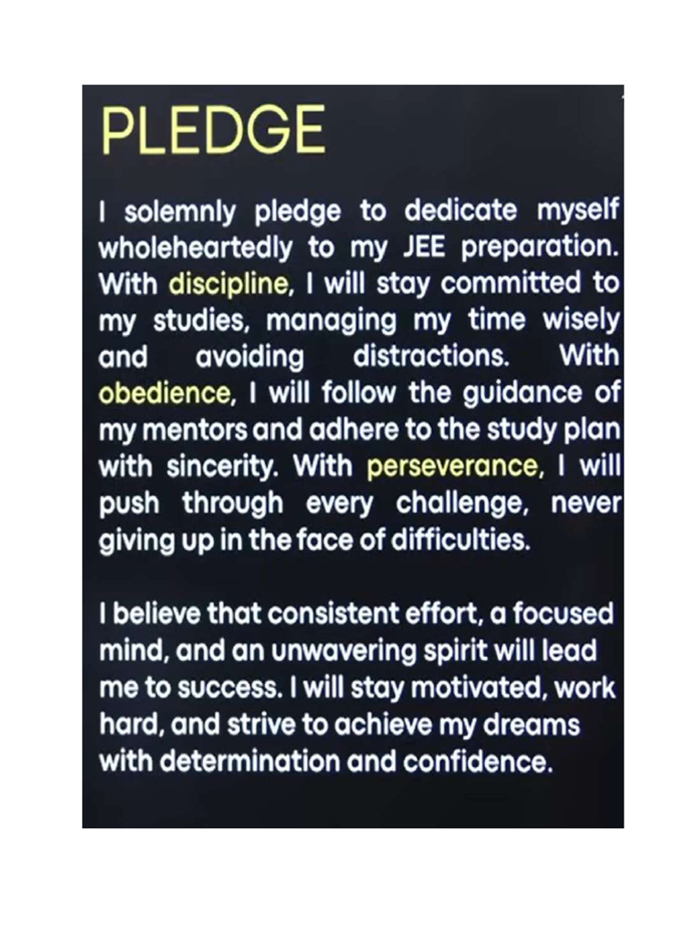 Pledge | PDF