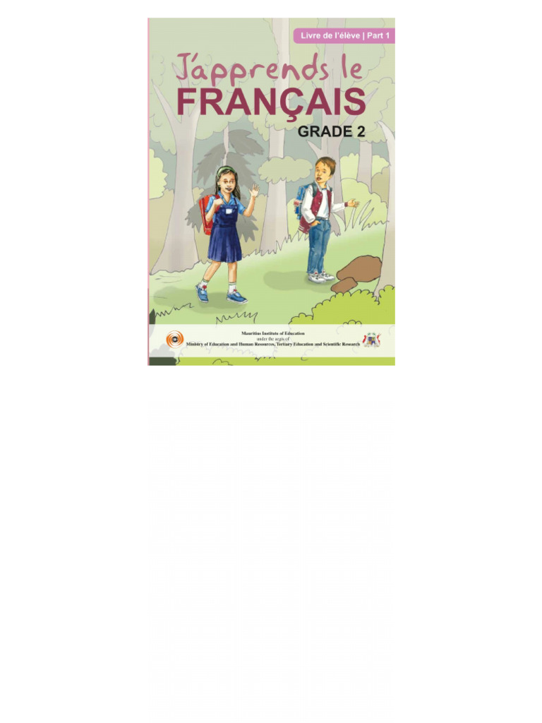 French Grade 2 Part 1 Pupil's Book | PDF