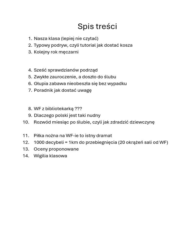 Spis Treści | PDF