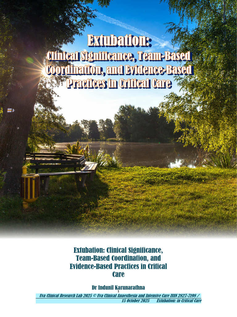 Extubation Protocols in Critical Care | PDF | Intensive Care Medicine ...
