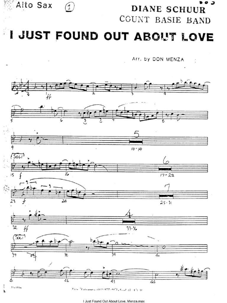 I Just Found Out About Love - Diane Schuur Count Basie 5444 Vocal in DB ...