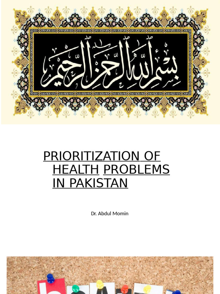 Prioritization of Health Problems | PDF | Hepatitis | Stroke