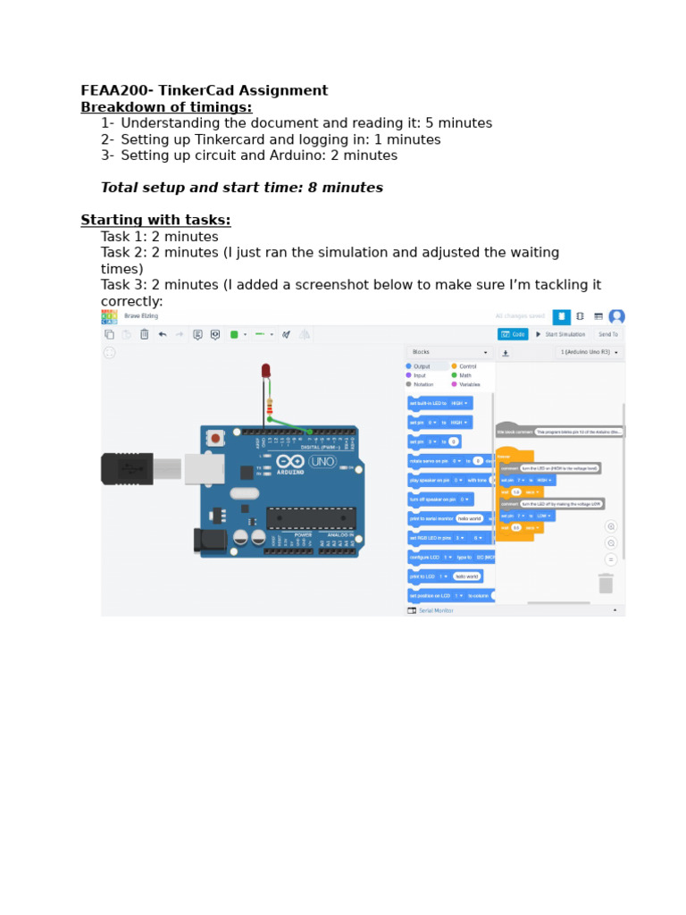 Tinkercad Line Following Robot Guide | PDF | Arduino