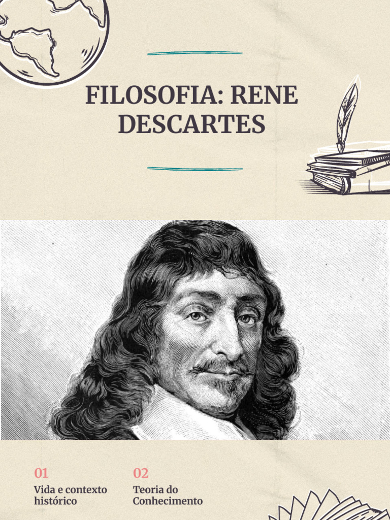 Filosofia de Descartes: Racionalismo e Dualidade | PDF | René Descartes ...