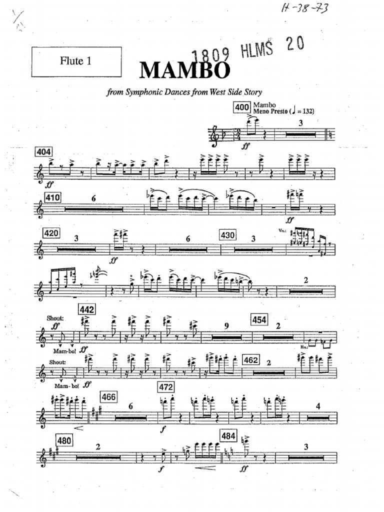 14.5 Mambo - West Side Story PDF | PDF