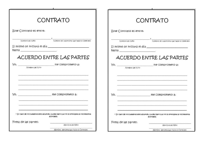 Contrato Conductual | PDF
