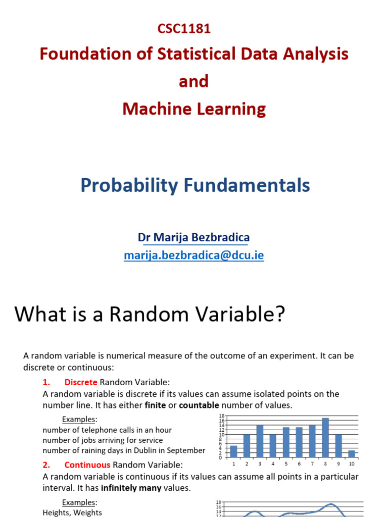 CSC1181 FML L2b 2025 - Probability Self Learning | PDF | Probability ...
