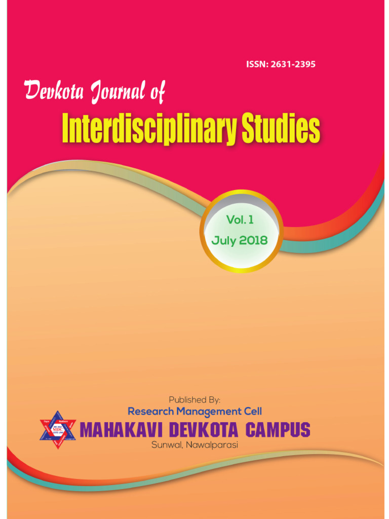 Devkota Journal of Interdisciplinary Studies Vol.1 Jul2018 | PDF ...
