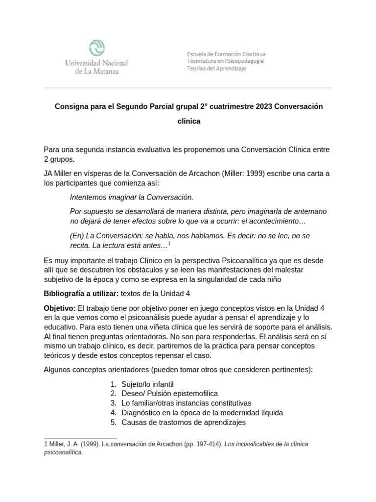 Segundo Parcial. Teorias Del Aprendizaje | PDF | Psicoanálisis | Sicología