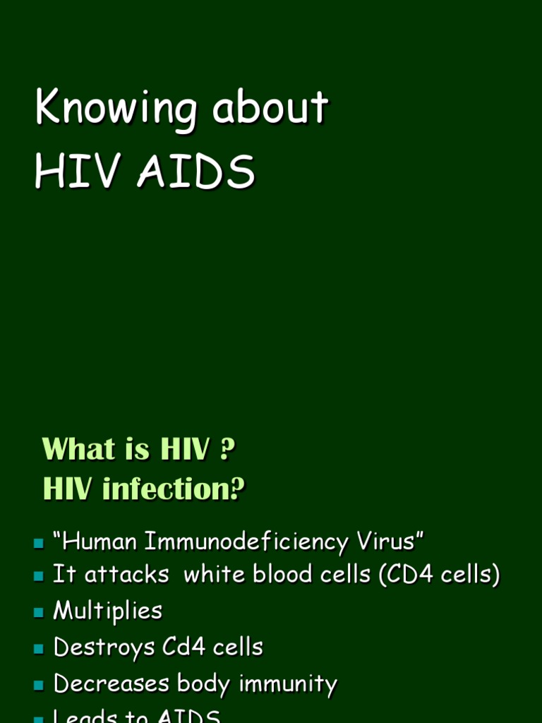Basics of Hiv and Aids | PDF | Hiv/Aids | Safe Sex