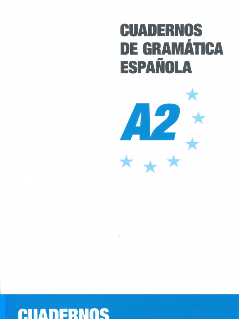 ''Cuadernos de Gramatica Española A2 | PDF