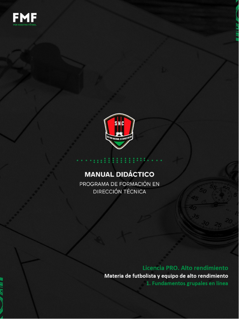 Fundamentos Grupales en Fútbol Profesional | PDF | Comunicación ...
