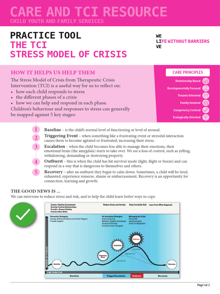 TCI Stress Model of Crisis Overview | PDF | Stress (Biology) | Psychology