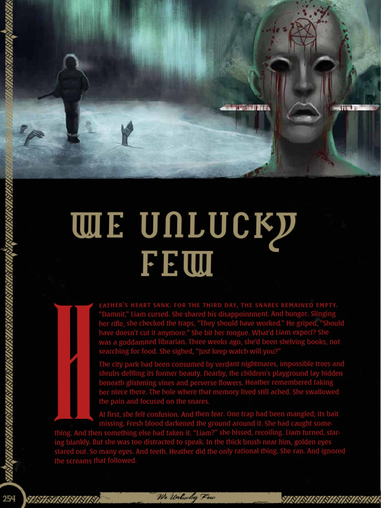 Survival Horror: We Unlucky Few Insights | PDF | Psychological Trauma