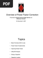 Selection and Sizing of APFC Panel | PDF | Capacitor | Electronics