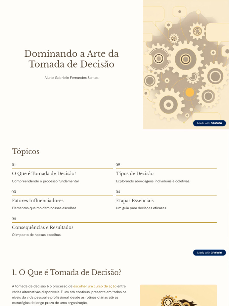 Dominando A Arte Da Tomada de Decisao | PDF | Tomada de decisões | Racionalidade