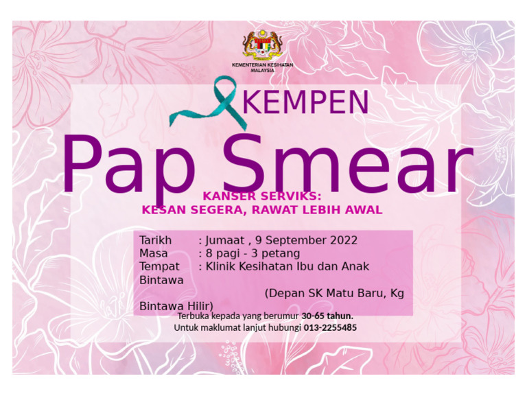 Poster Kempen Pap Smear 2022 | PDF