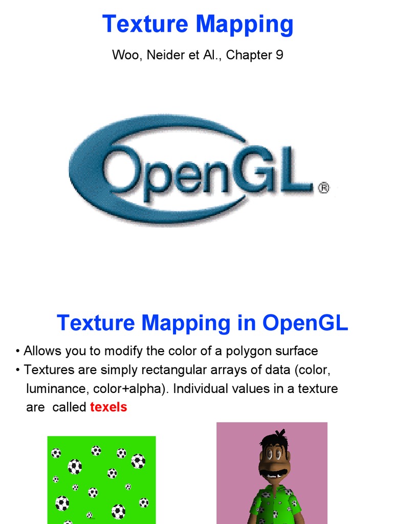 Opengl Lecture 06 Pdf Texture Mapping Digital Signal Processing