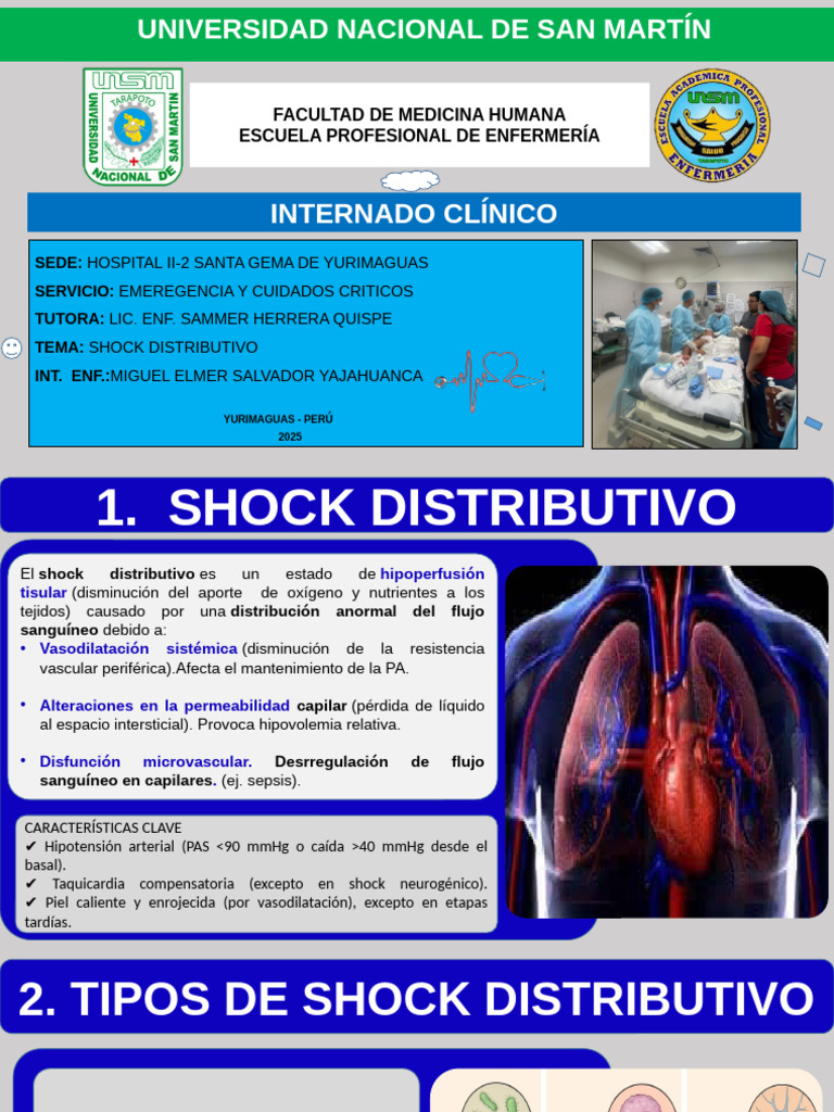 Shock Distributivo: Tipos y Tratamiento | PDF | Medicina ...