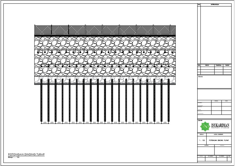 Desain DPT Waterpark GL Long Section | PDF