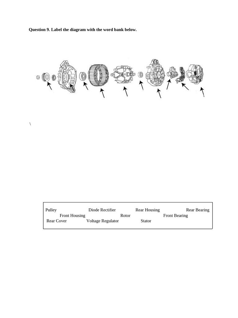 Alternator Diagram Pdf