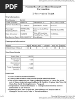 GSRTC Ticket | PDF