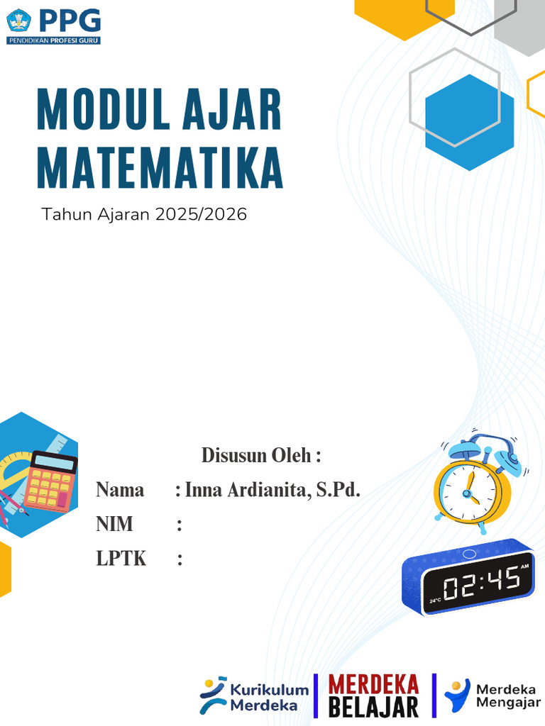 Final Modul Ajar Kelas 2 PPG Pengukuran Waktu | PDF