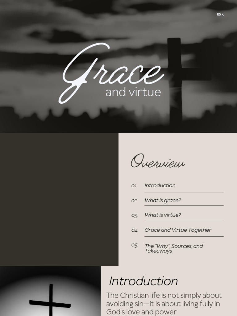 Understanding Grace and Virtue in Christianity | PDF | Grace In ...