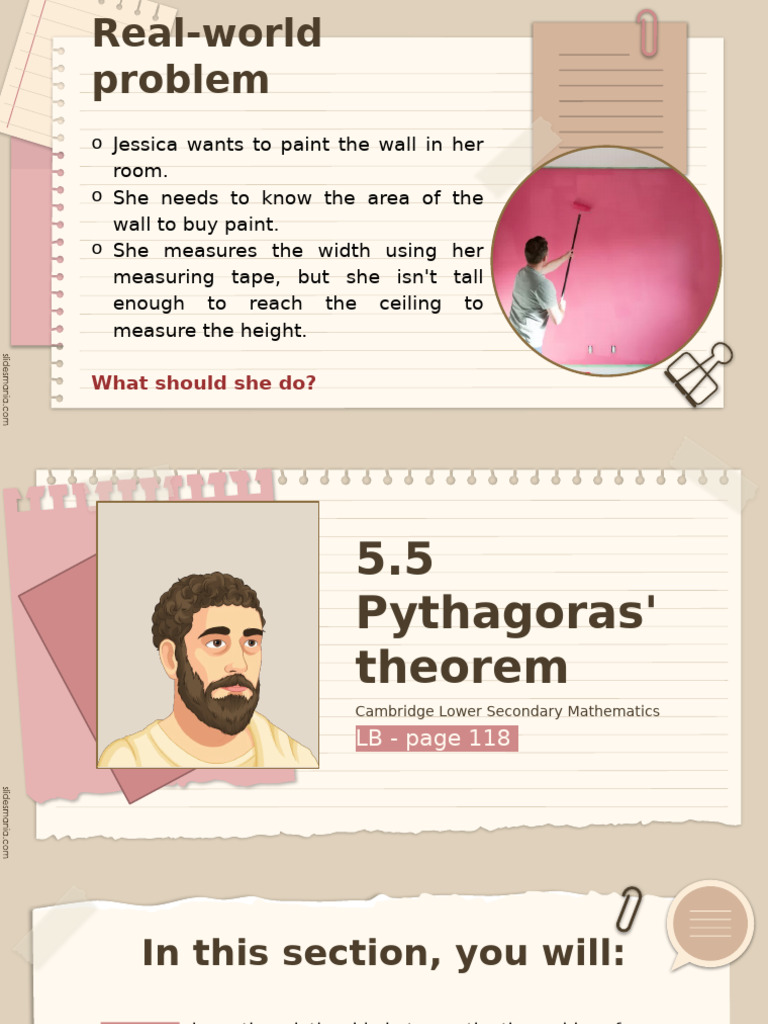 Pythagorean Theorem Applications in Real Life | PDF | Area ...