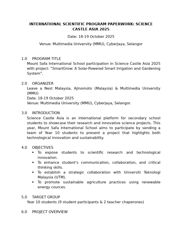 Paperwork Science Castle Asia 2025 | PDF