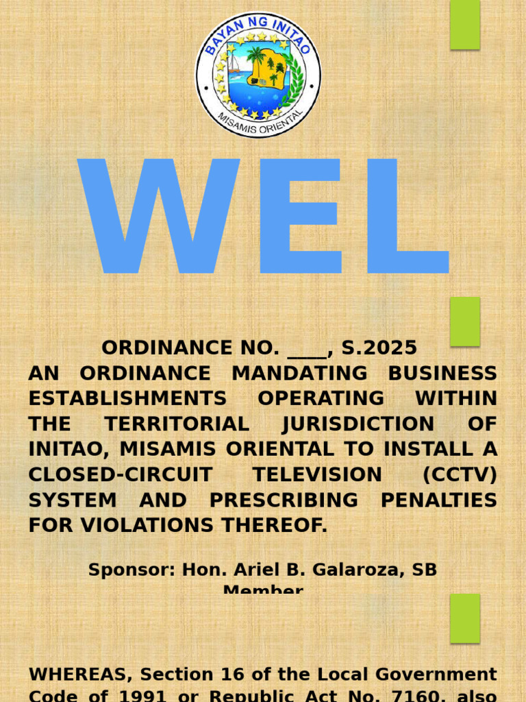 CCTV Ordinance - Revised Draft (Read-Only) | PDF | Closed Circuit Television | Camera