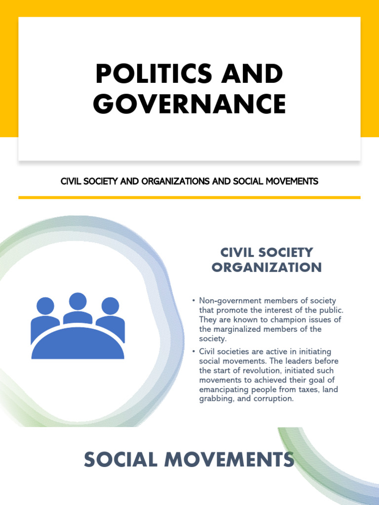 Civil Society and Social Movements Overview | PDF