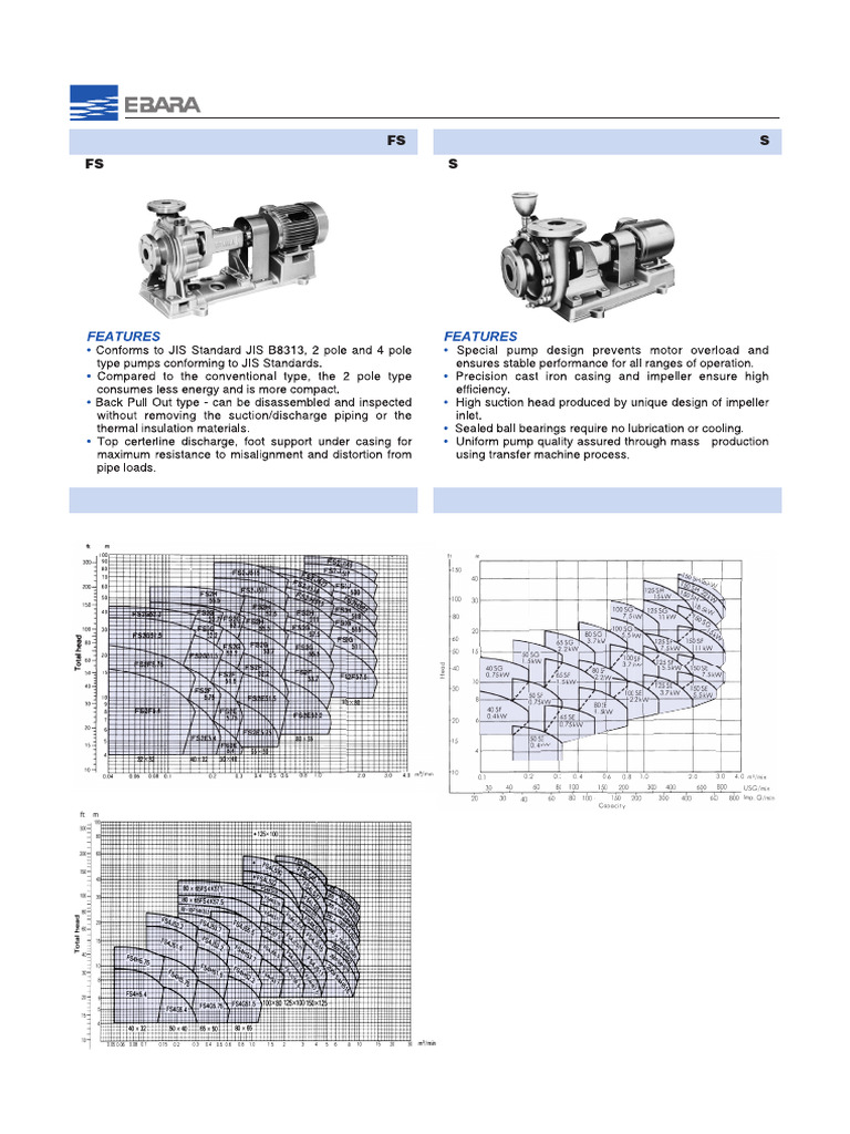 Ebara 20fs 2bs | PDF