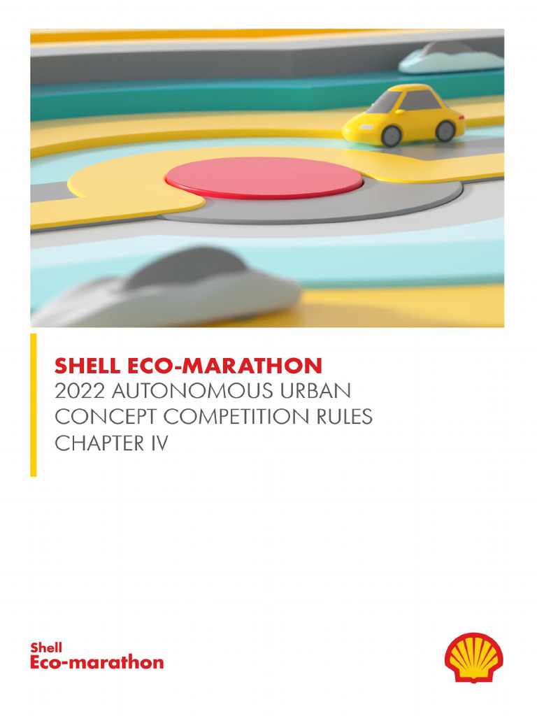 Shell Eco Marathon 2022 Autonomous Urban Concept Competition Rules Chapter IV | PDF